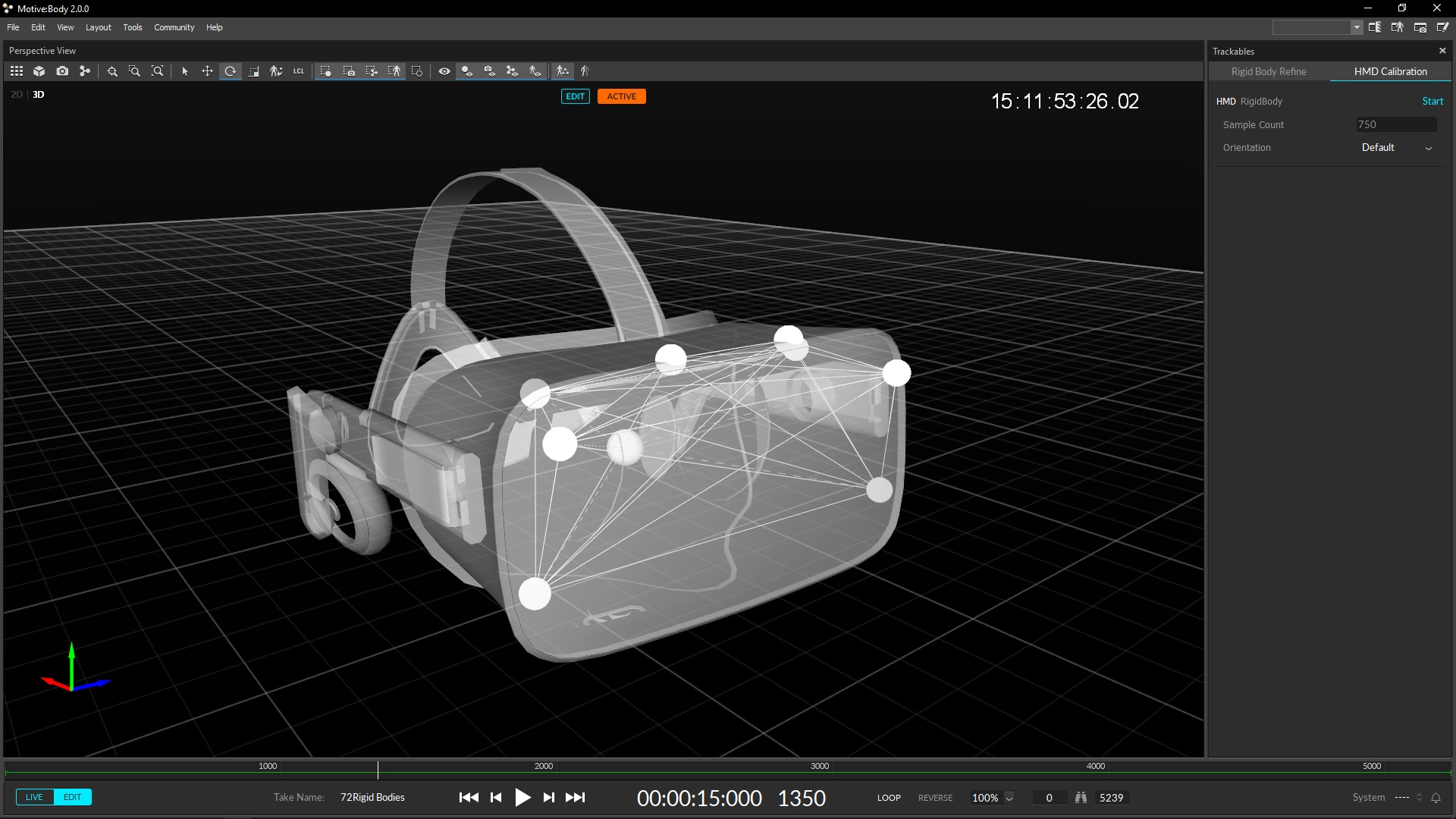 OptiTrack - Motive - Optical motion capture software